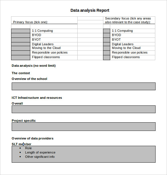 Using Data Report Template To Streamline Your Business | Templatesz234 ...