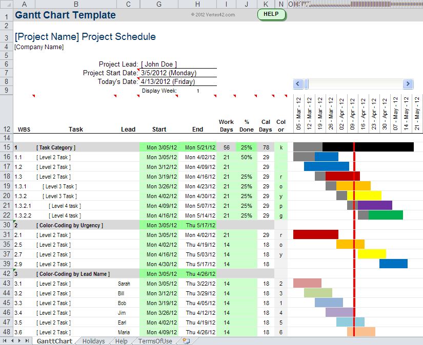 The Best Gantt Chart Template For 2023 | Templatesz234.com ...