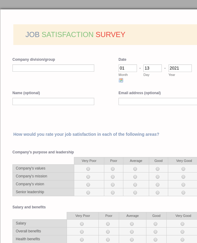 Employee Satisfaction Survey Template: What You Need To Know In 2023 ...