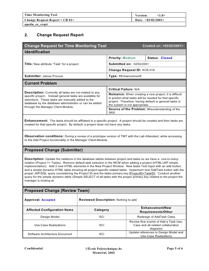 How To Use An Itil Change Request Template In 2023 | Templatesz234.com ...