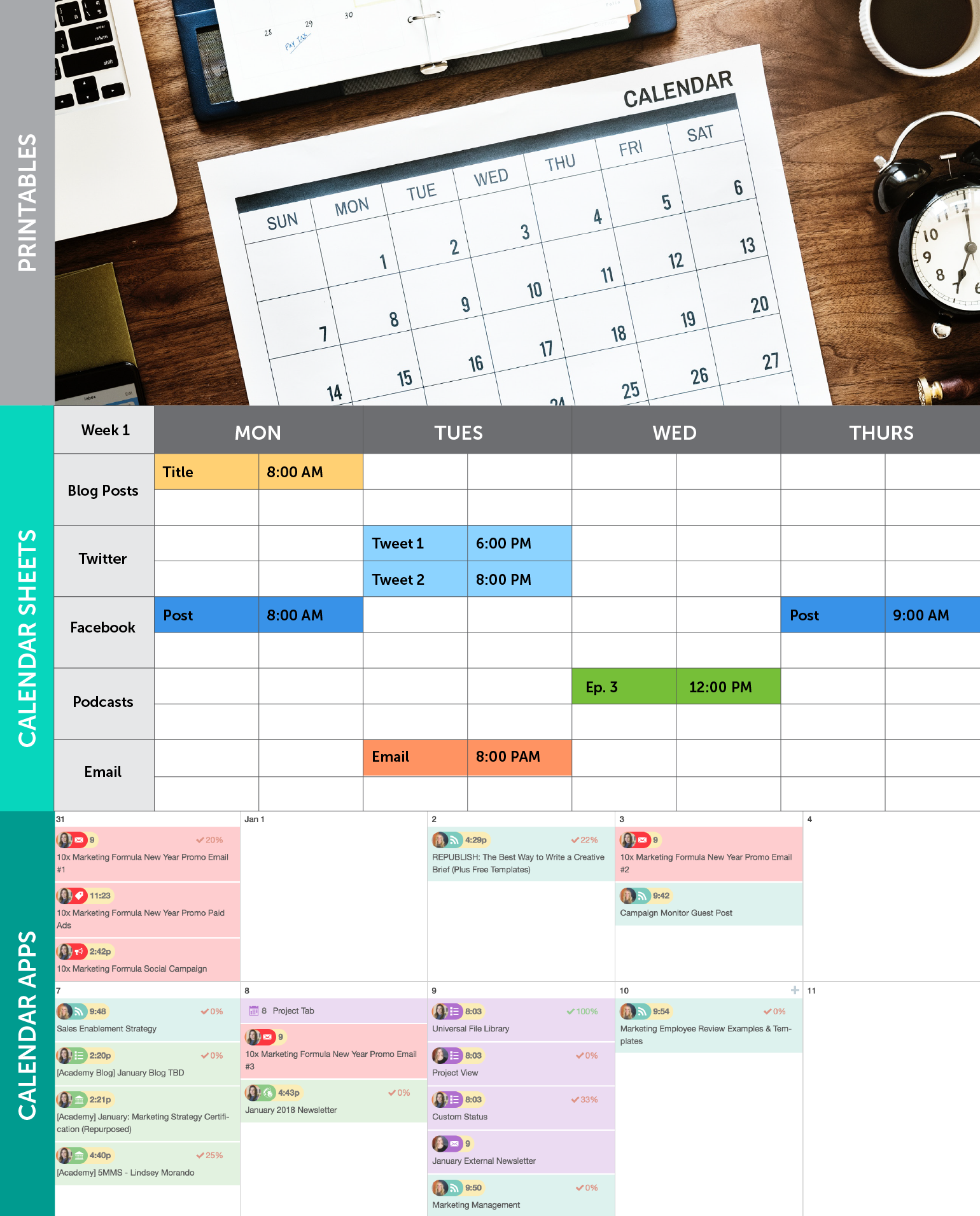 The Ultimate Guide To Creating A Content Calendar Template In Excel ...