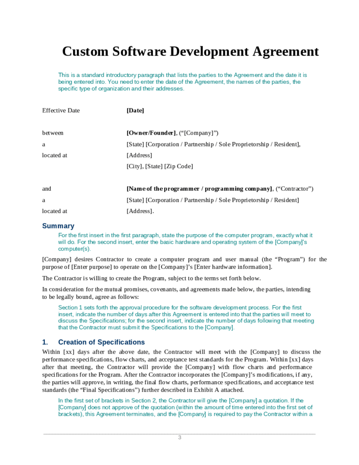 A Guide To Software Developer Contract Template In 2023 | Templatesz234 ...