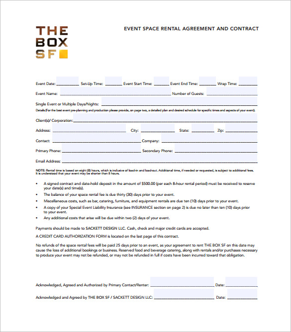 Creating The Perfect Event Planner Contract Template | Templatesz234 ...