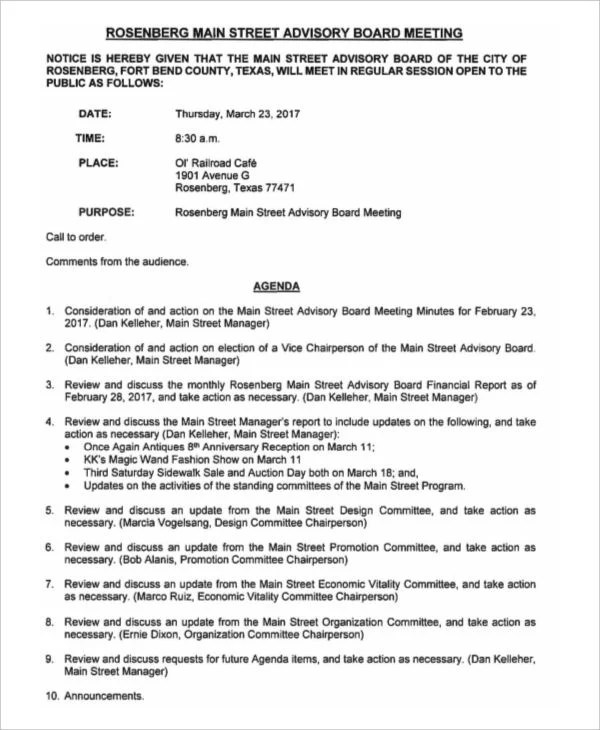 How To Create A Board Meeting Protocol Template For 2023 ...