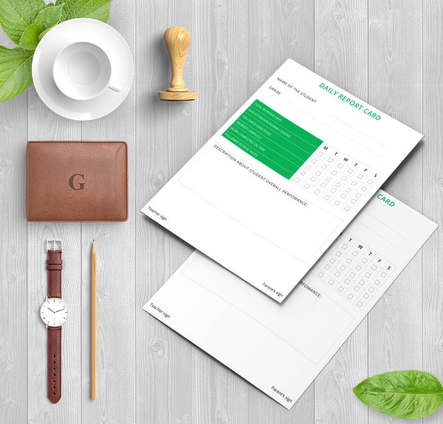 The Benefits Of Using A Daily Report Card Template | Templatesz234.com ...