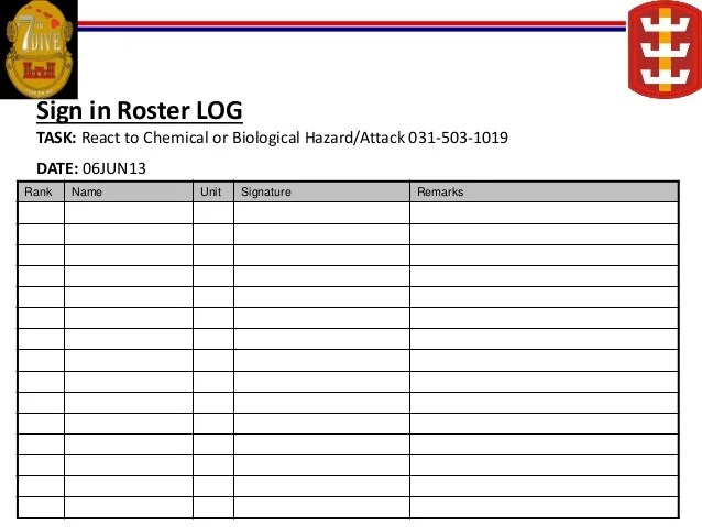 Training Roster Template For A More Efficient Workplace | Templatesz234 ...
