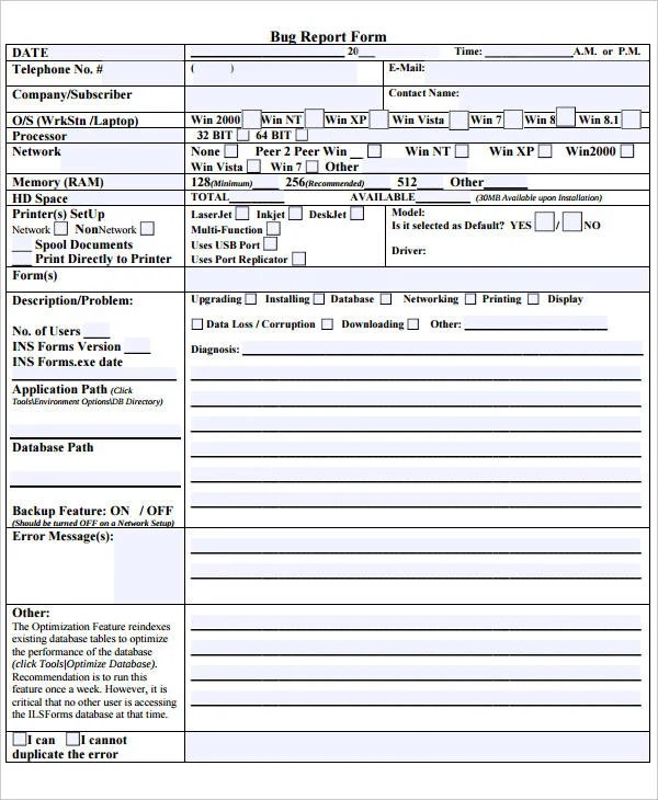 Software Bug Report Template For 2023 | Templatesz234.com ...
