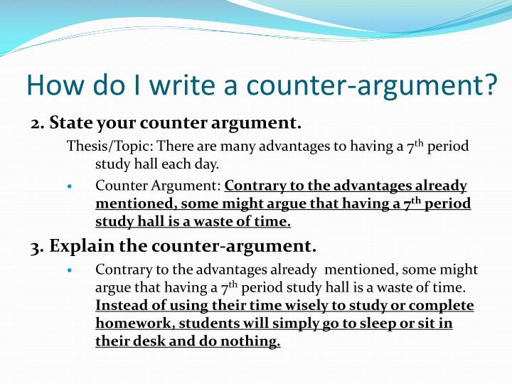 Counter Argument Example: An Overview | Templatesz234.com ...