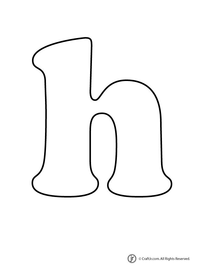 How To Create "Bubble Letter H" For Beginners | Templatesz234.com ...