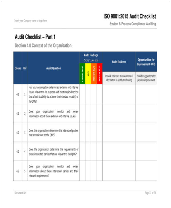 The Ultimate Software Audit Checklist Template Excel For 2023 ...