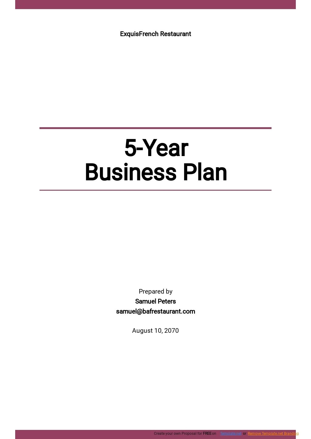 Creating Your Own Blank Business Plan | Templatesz234.com ...