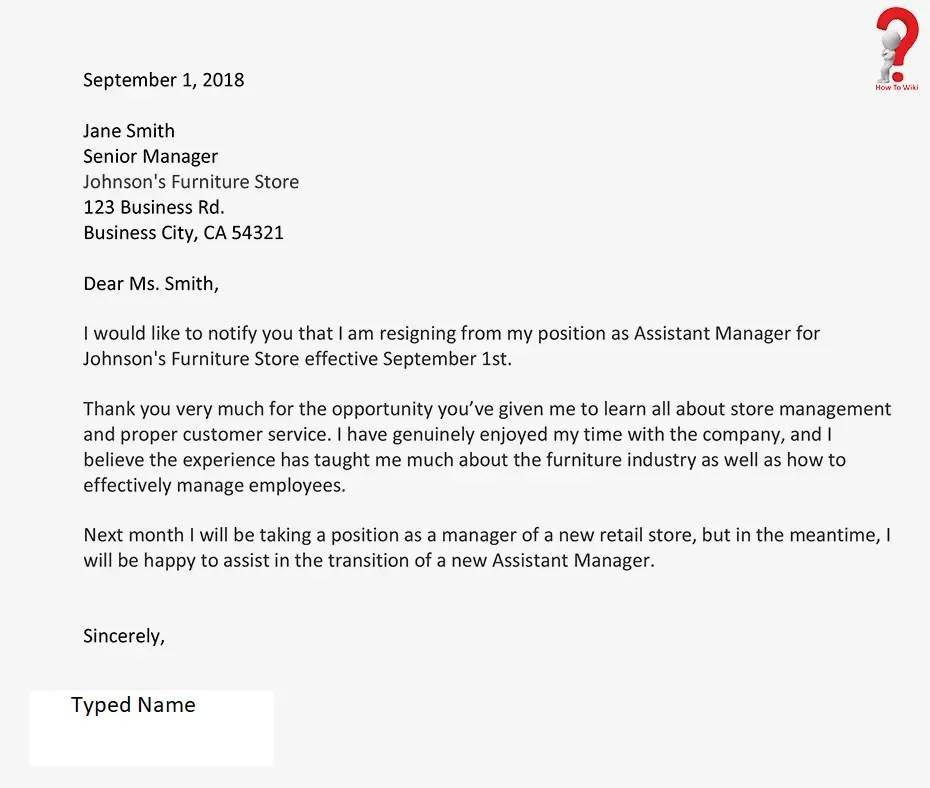 Steps To Writing A Professional Resignation Letter With Notice Period ...