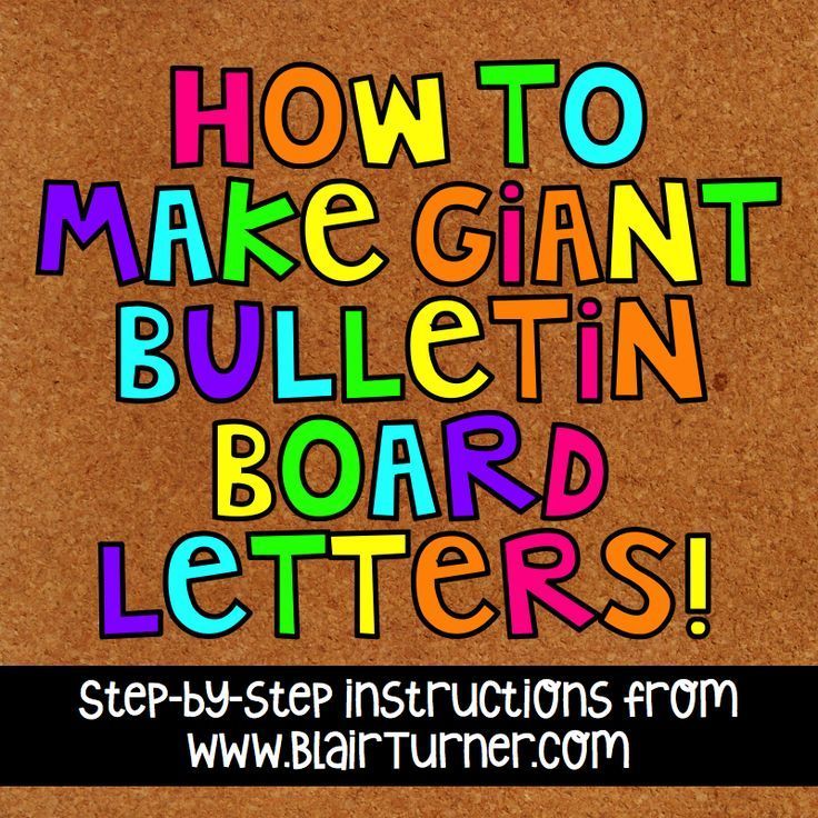Everything You Need To Know About Bulletin Board Letters ...