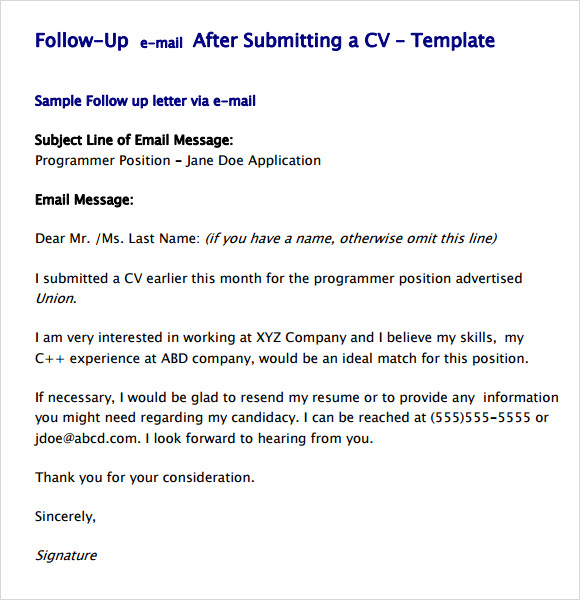 Finding The Perfect Job Application Follow Up Email Template For 2023 ...