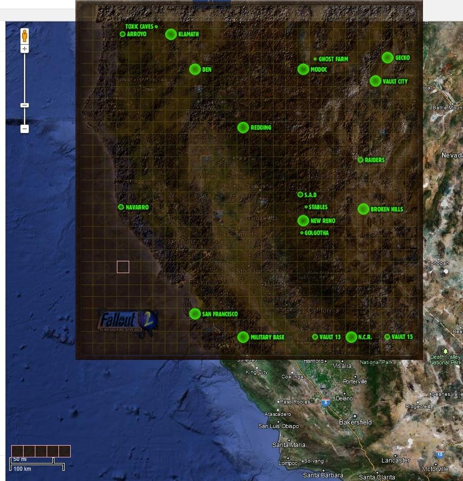 Exploring The World Of Fallout 1 Map | Templatesz234.com ...