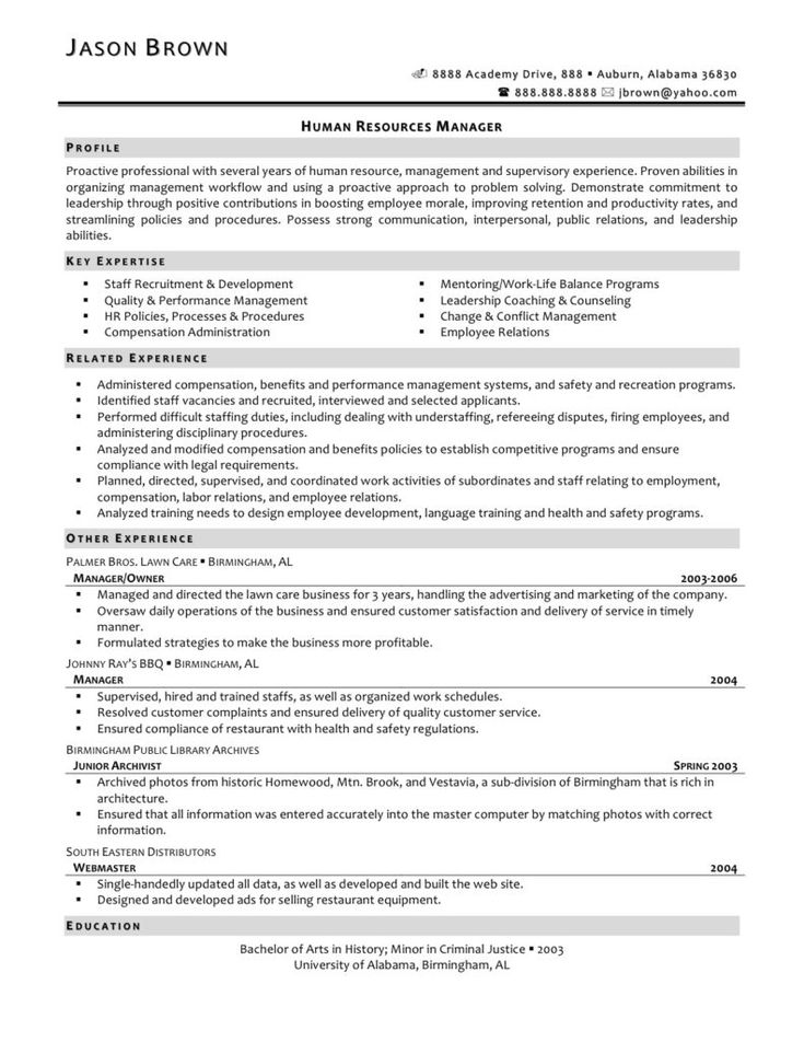 Tips For Writing A Human Services Resume In 2023 | Templatesz234.com ...