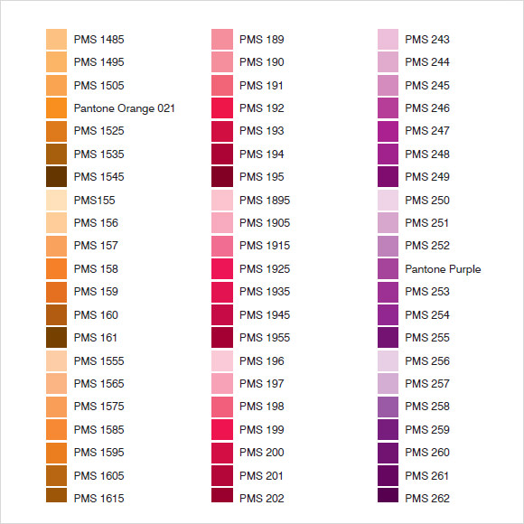 A Guide To Understanding General Color Chart | Templatesz234.com ...
