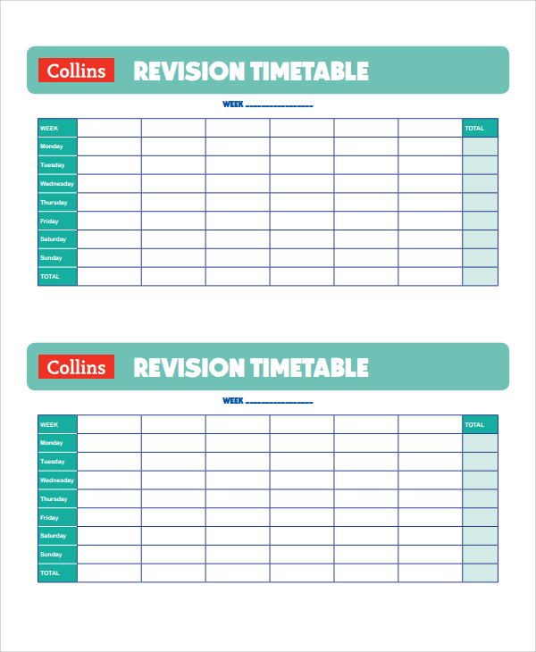 Revision Timetable Generator - Your Guide To Creating A Perfect ...