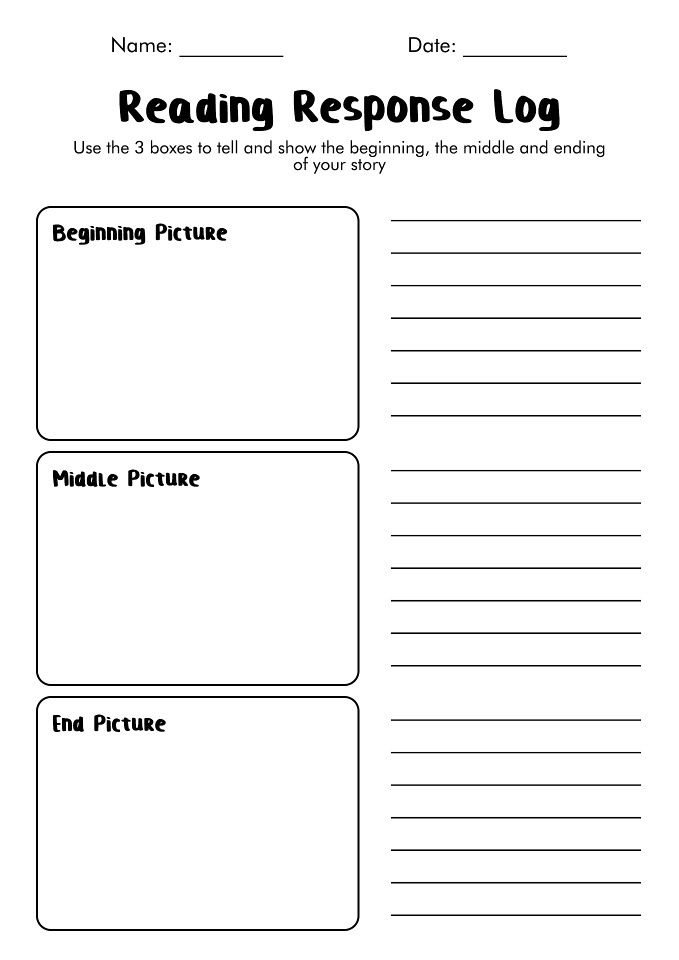 3 Ways To Use Reading Response Worksheets In 2023 | Templatesz234.com ...