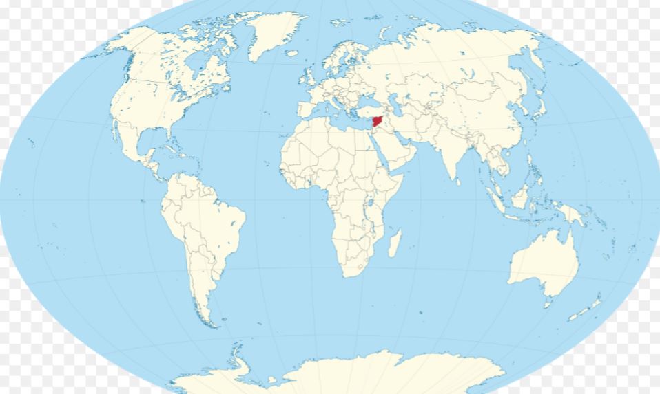 Exploring Syria On The World Map | Templatesz234.com - Templatesz234.com