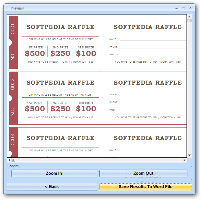 Create The Perfect Raffle Ticket Template With Microsoft Office ...