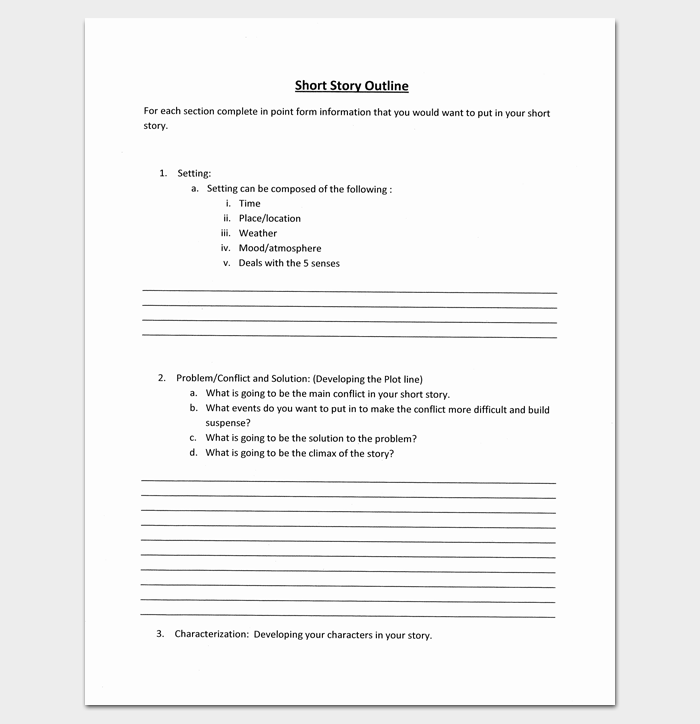 Story Outline Template: A Guide To Crafting Exciting Narratives ...