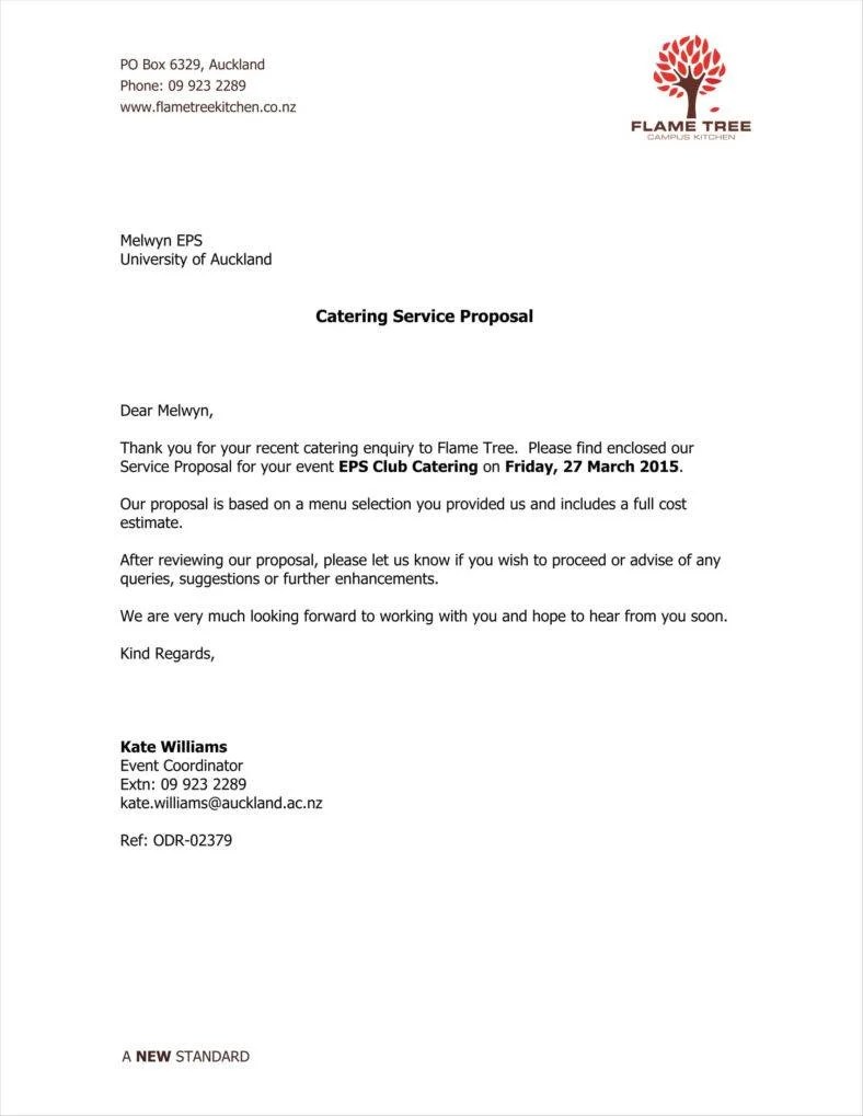Service Proposal Letter Template | Templatesz234.com - Templatesz234.com