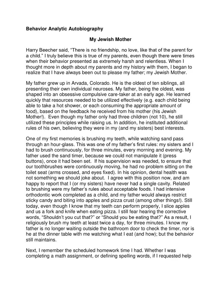My Autobiography: A College Student | Templatesz234.com - Templatesz234.com