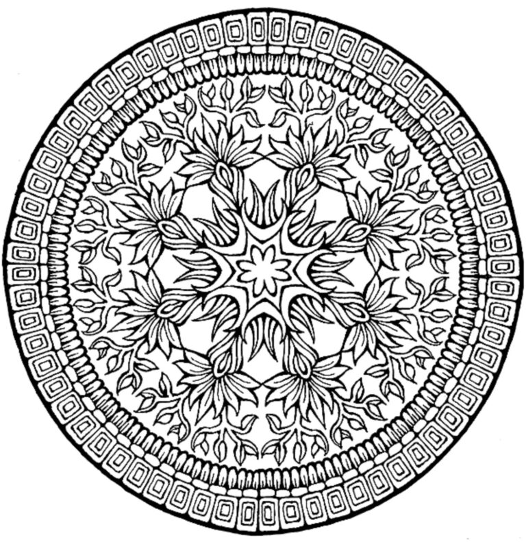 Complex Coloring Pages - A Fun Way To Escape The Stress Of Everyday ...