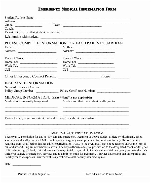 Emergency Room Release Form Template: What You Need To Know ...