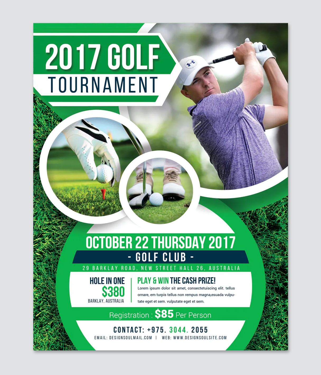 How To Make A Golf Tournament Brochure For Your Next Event ...