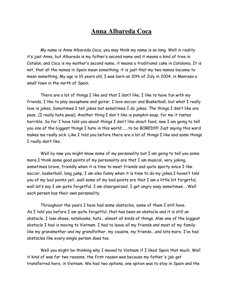 Autobiography Template: How To Create Your Own Life Story ...