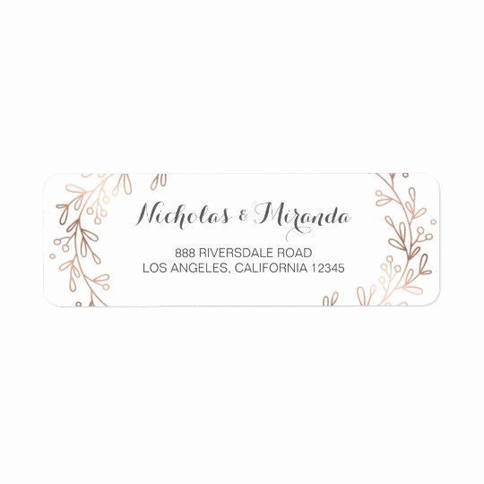 Wedding Return Address Labels Template | Templatesz234.com ...