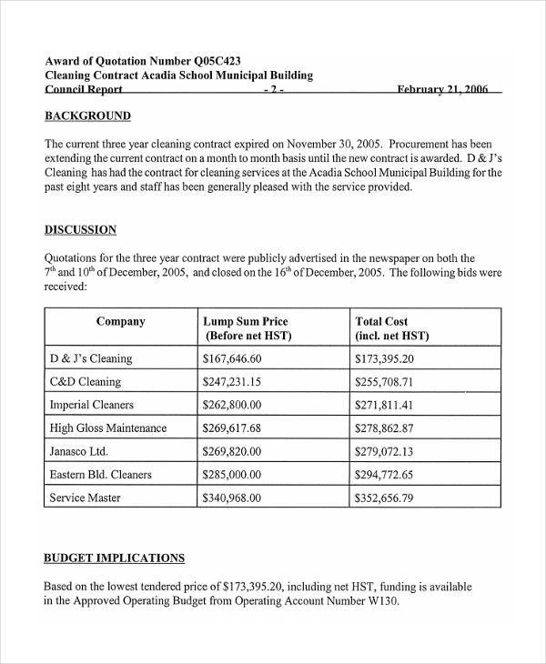 Get An Accurate Cleaning Service Quotation | Templatesz234.com ...