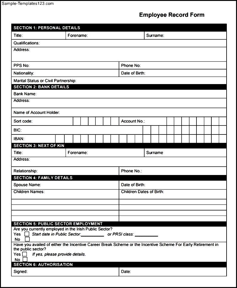 How To Create An Employee Update Form That Is Easy And Effective ...