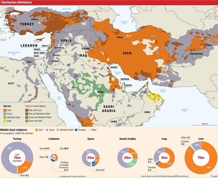 Sunni Shia Map: A Comprehensive Overview Of Sectional Conflicts ...