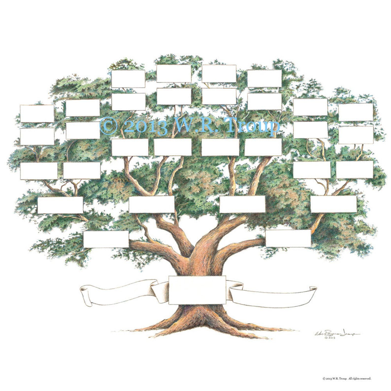 Creating A Large Family Tree | Templatesz234.com - Templatesz234.com