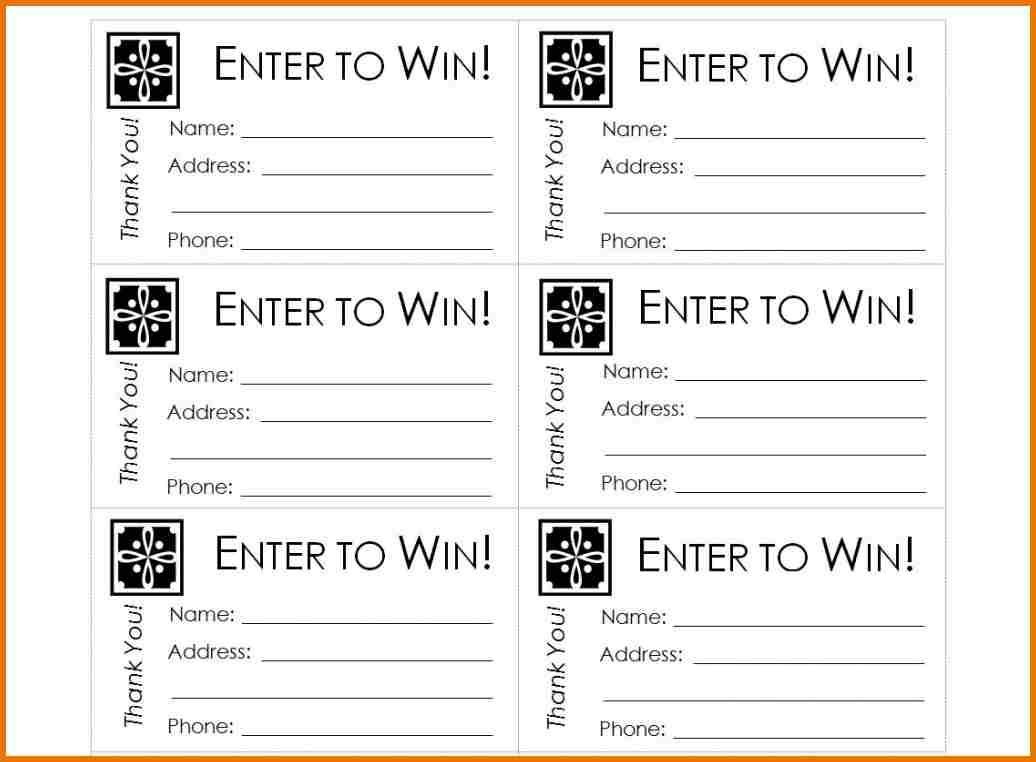 How To Create A Ticket Template In Ms Word | Templatesz234.com ...