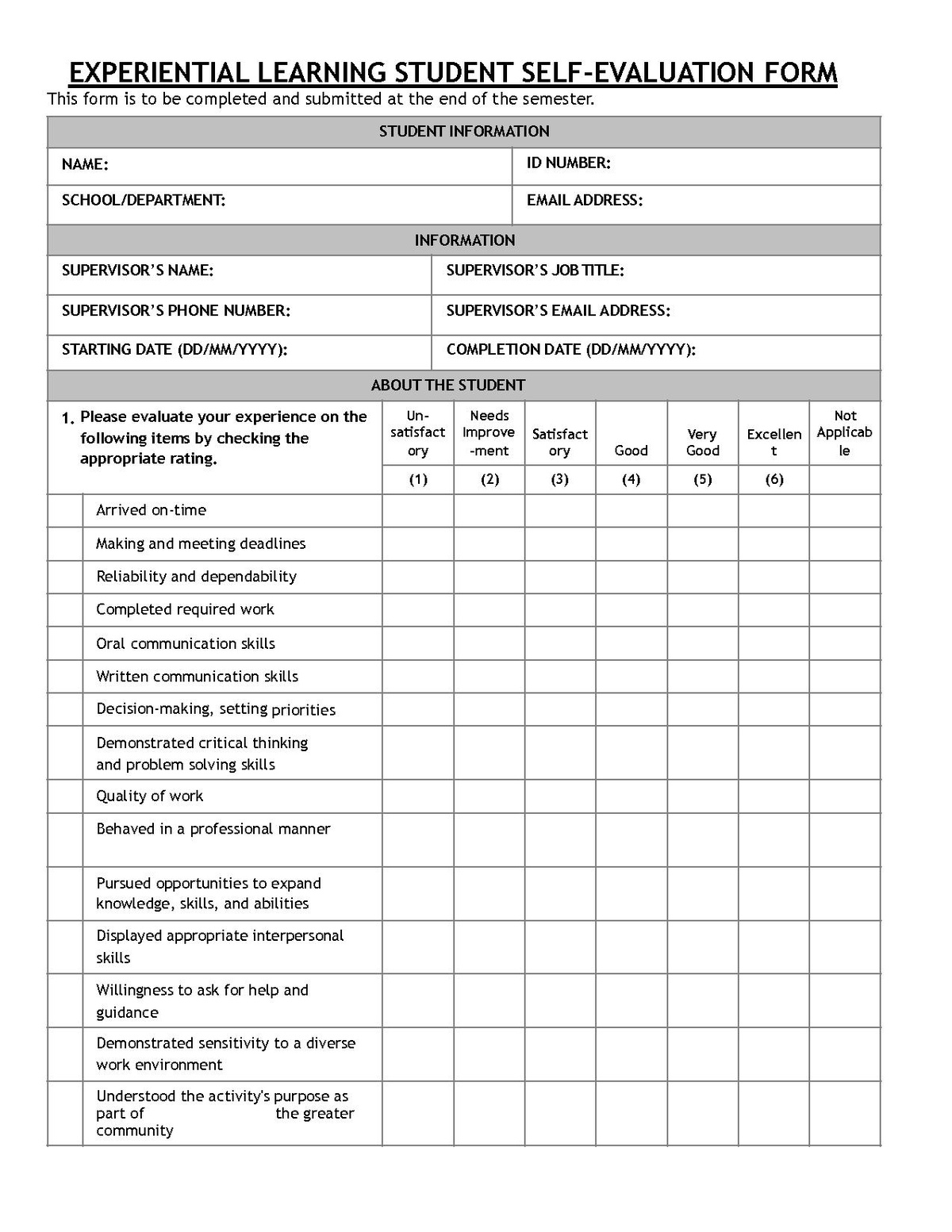 Student Self-Evaluation: How To Make The Most Of It In 2023 ...