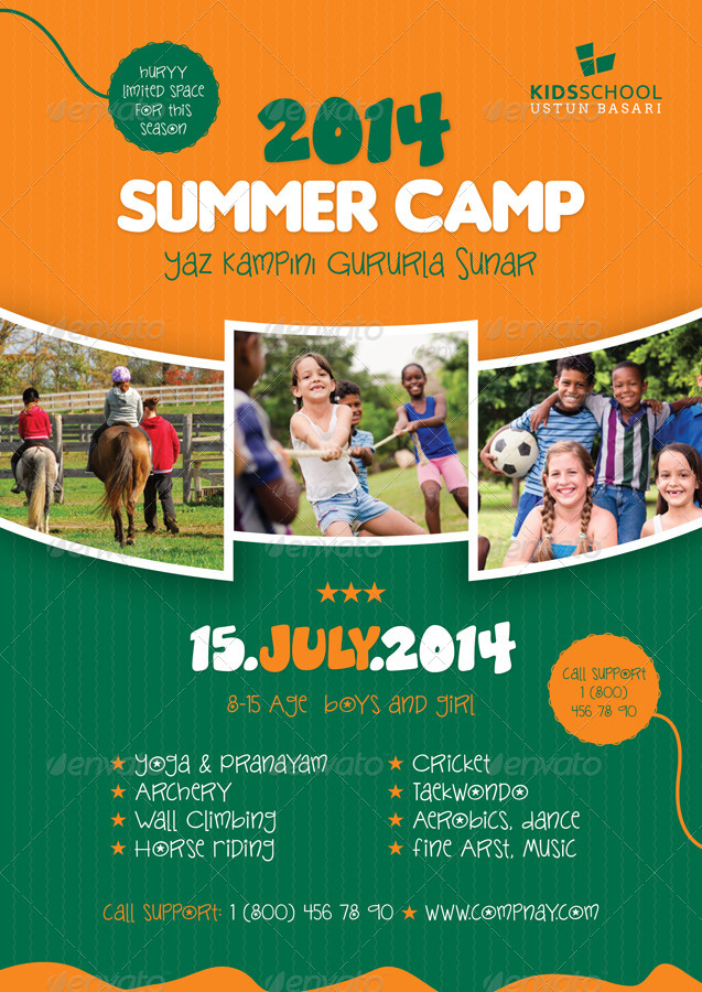 How To Create An Eye-Catching Camp Flyer Template | Templatesz234.com ...