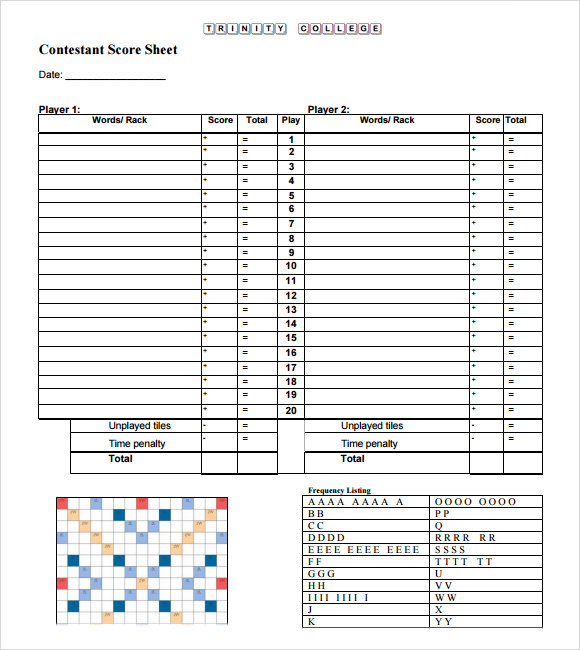 Everything You Need To Know About Sample Scrabble Score Sheet ...