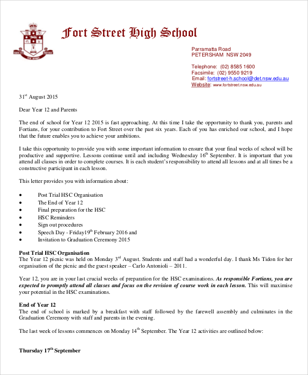 Writing A Graduation Thank You Letter | Templatesz234.com ...