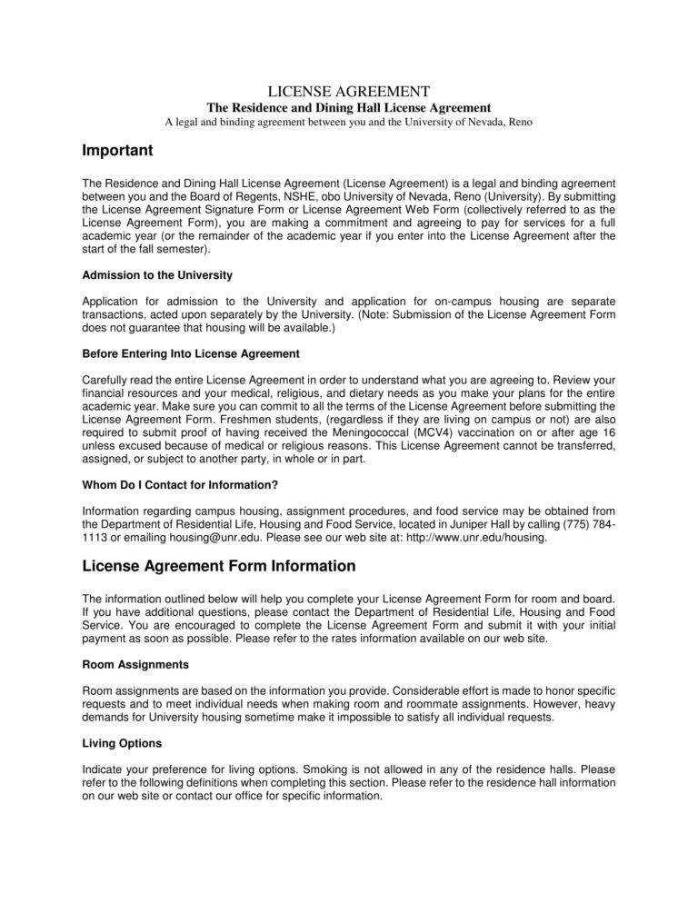 What Is A License Agreement? | Templatesz234.com - Templatesz234.com