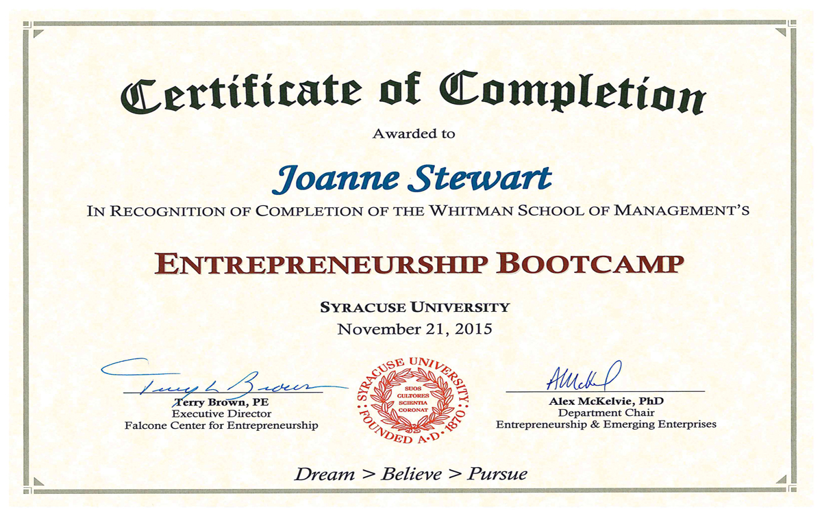 Certificates For Aspiring Entrepreneurs | Templatesz234.com ...