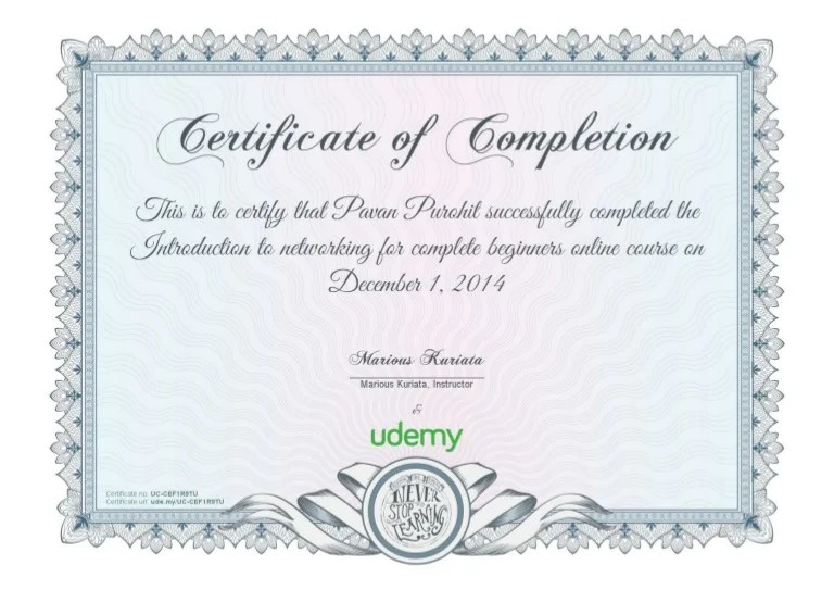 The Role Of Certificates In Professional Networking | Templatesz234.com ...