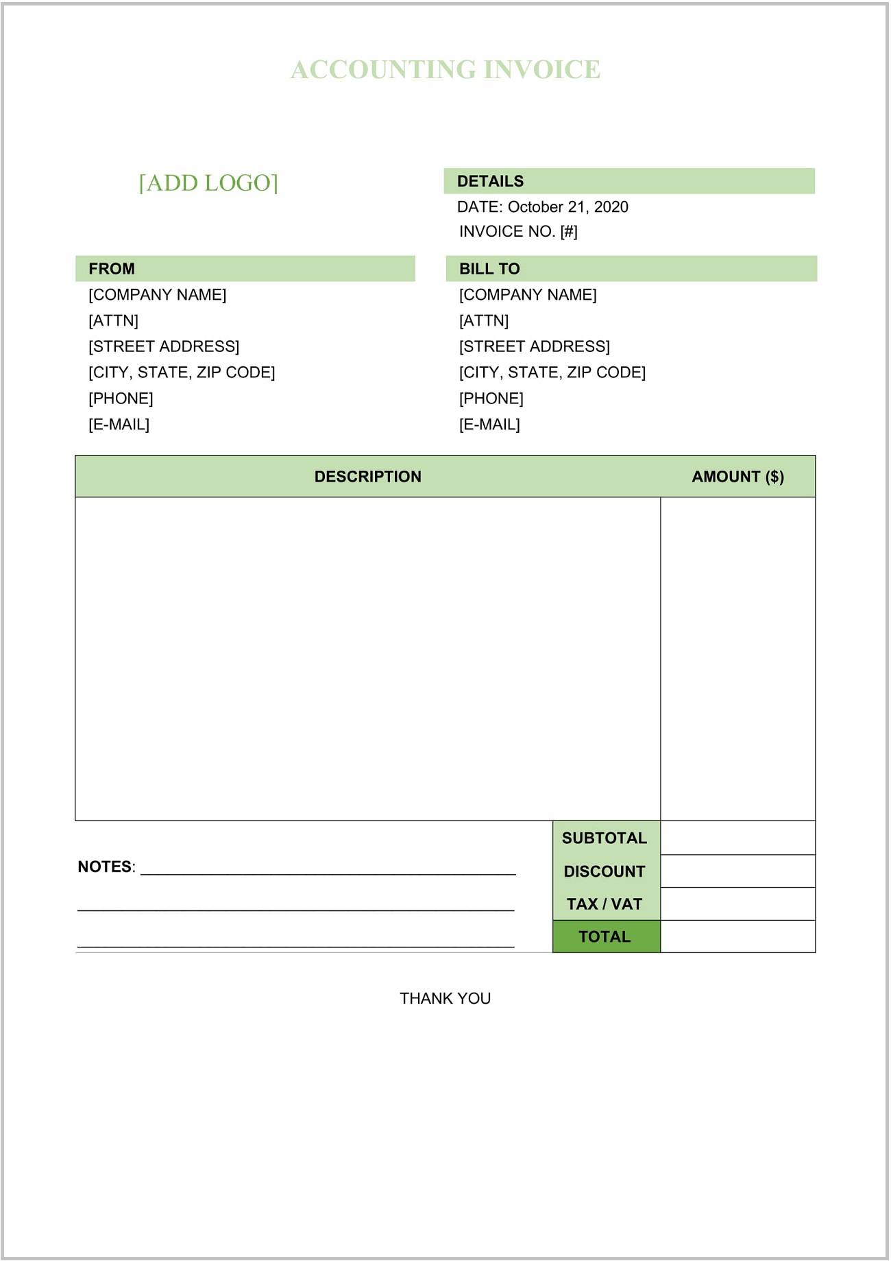 Invoice Template Plugins For Popular Accounting Software ...