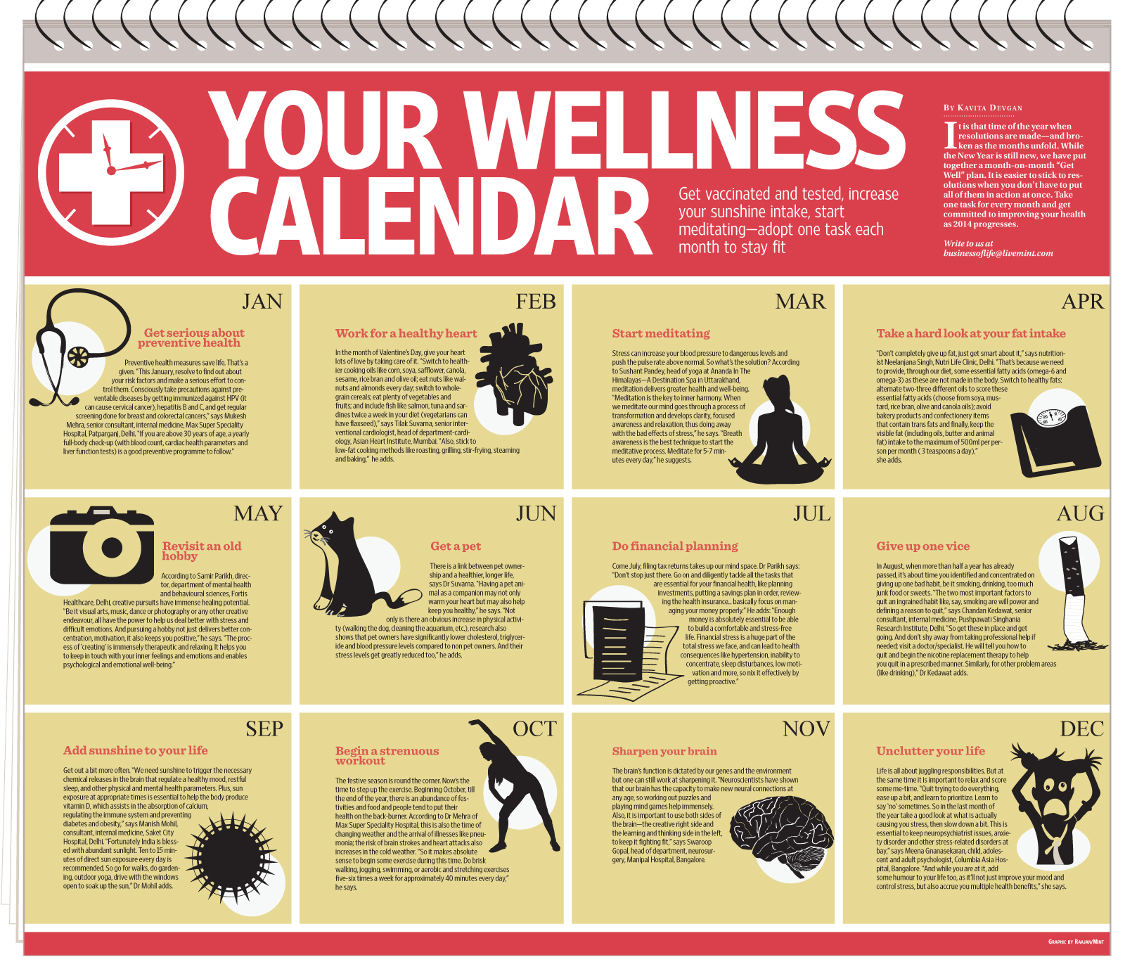 How To Create A Health Calendar Template | Templatesz234.com ...