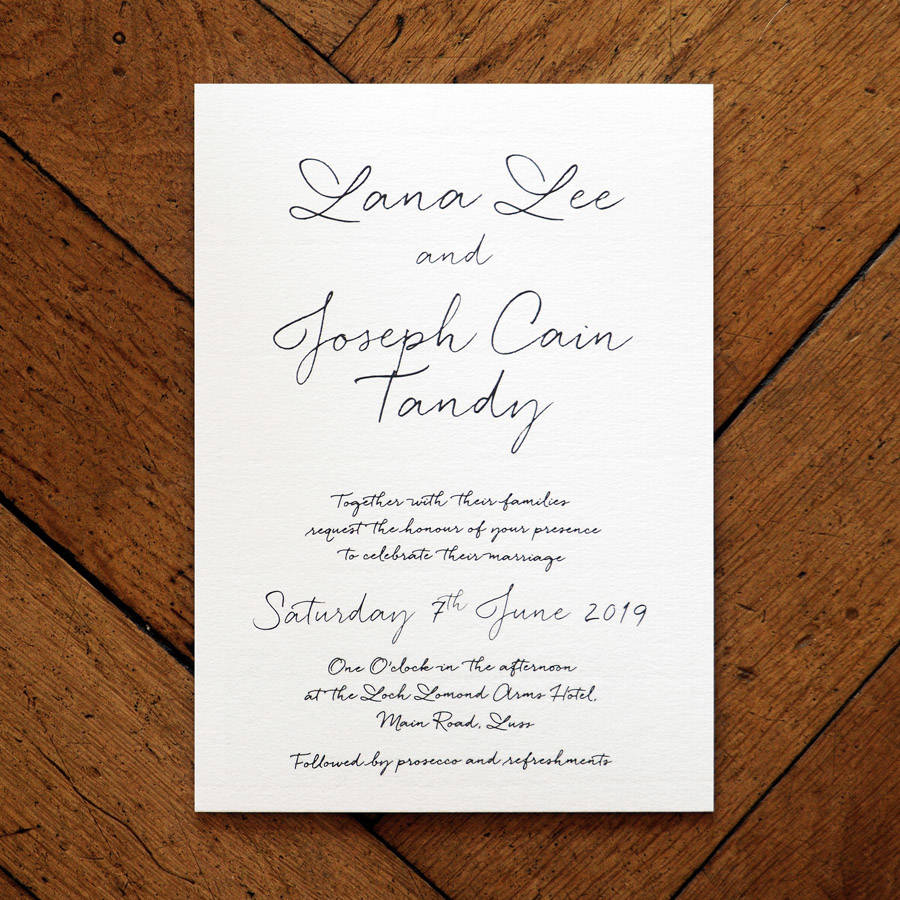Wedding Invitation Letter Template: A Guide To Creating The Perfect ...
