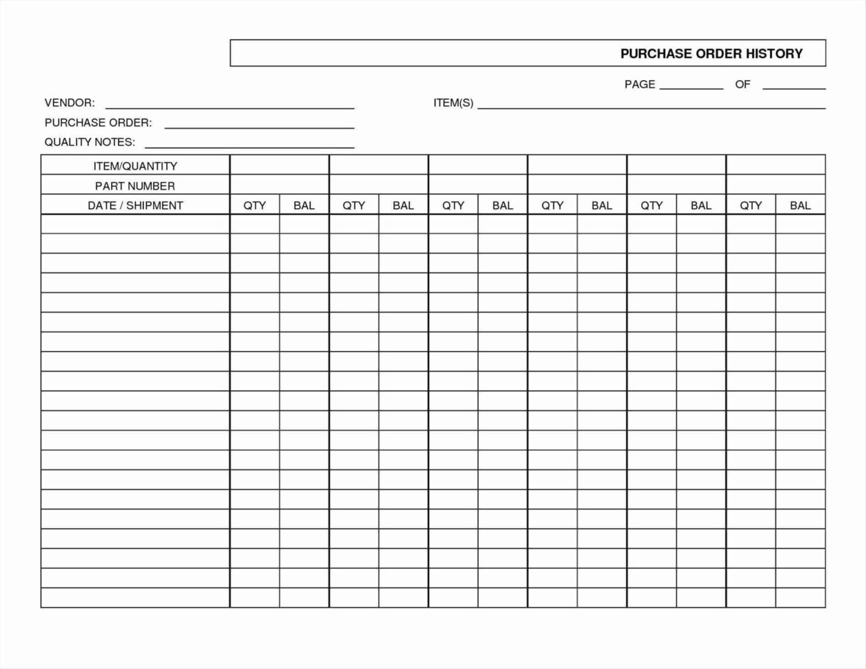 Order Template Excel: Streamlining Your Ordering Process ...
