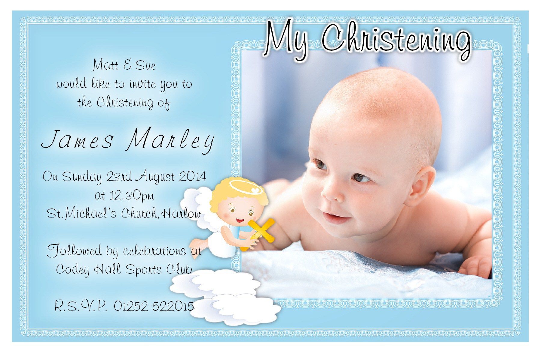 Christening Invitation Templates: Creating Beautiful Invitations For ...